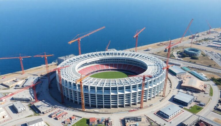 Ministro Foti verifica cantieri Giochi Mediterraneo Taranto 2026 · Il ...